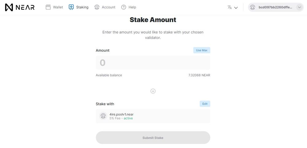 How To Stake Near With Validators Delegation Guide