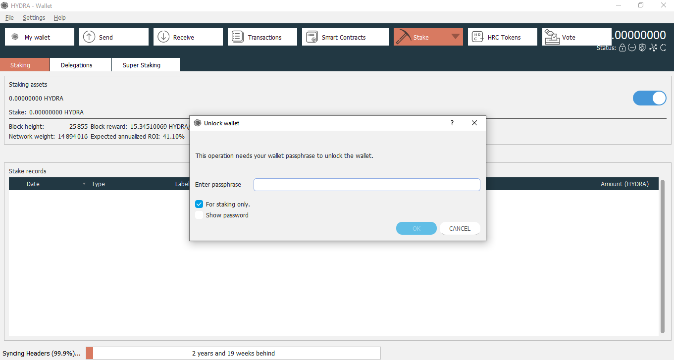 How To Stake Hydra With Validators: Hydra Staking Reward