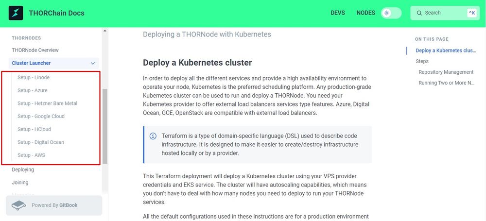 How to Deploy a Node on THORChain: THORNode Setup Guide